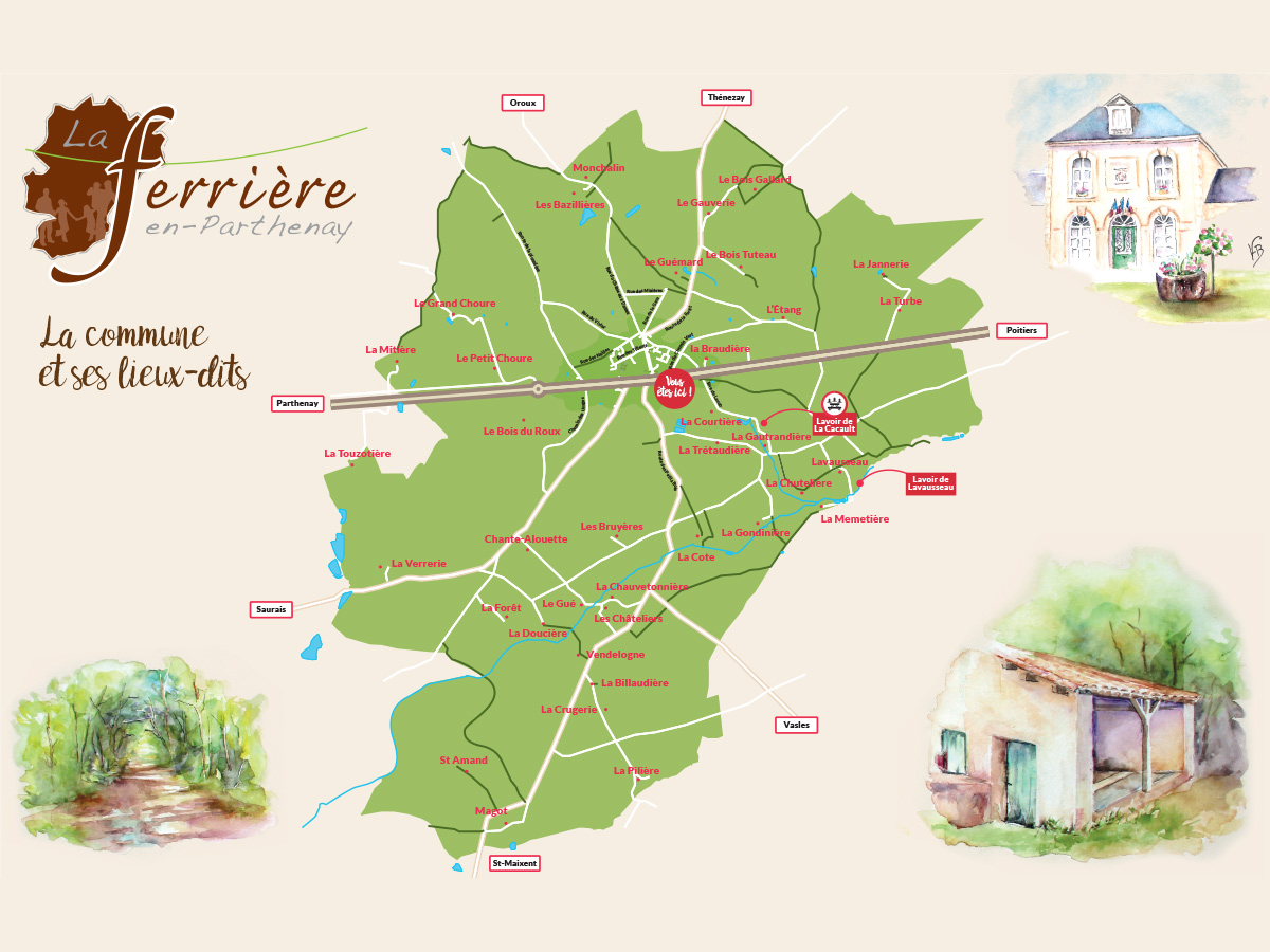 La commune de La Ferrière en Parthenay - La Ferrière en Parthenay